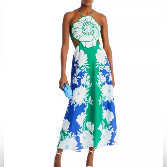 Farm Rio Soft Garden Maxi Dress
